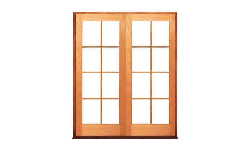 8 light: double door