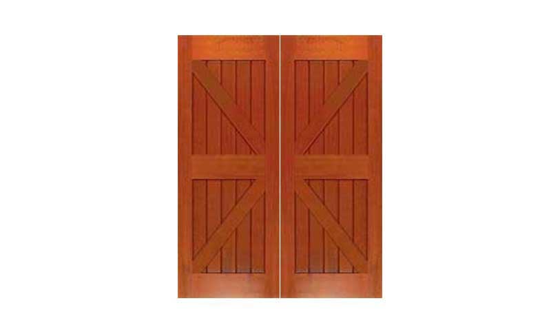 double barn door: doors only