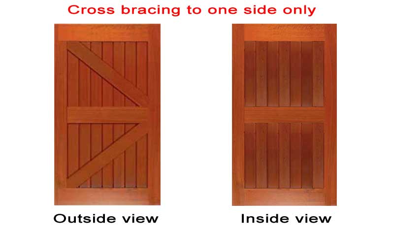jumbo barn door: door only