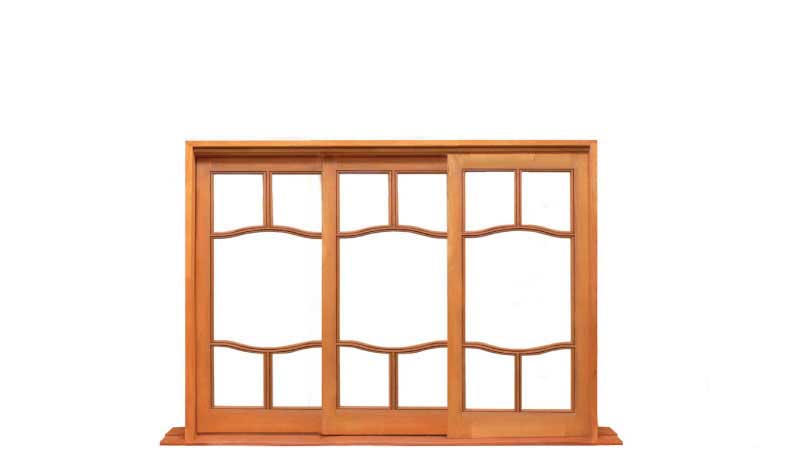 coathanger: three sash window (2 sliding)