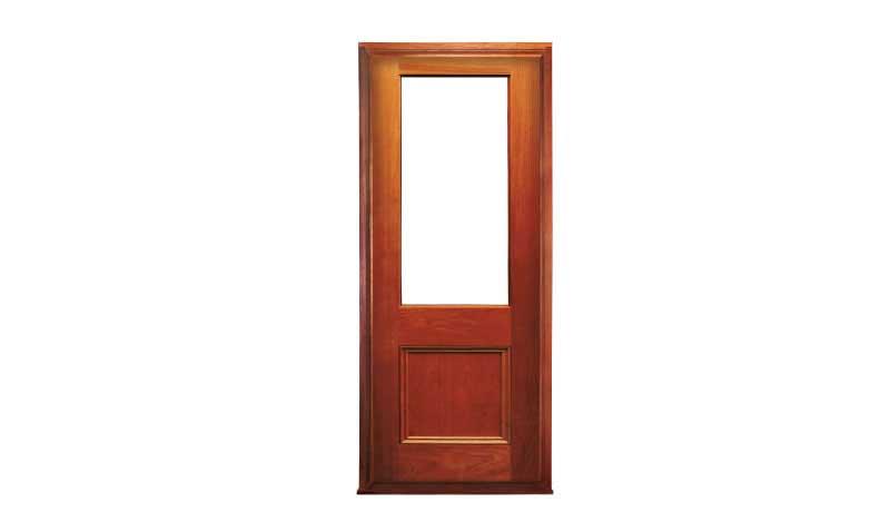 victorian single light: door in frame